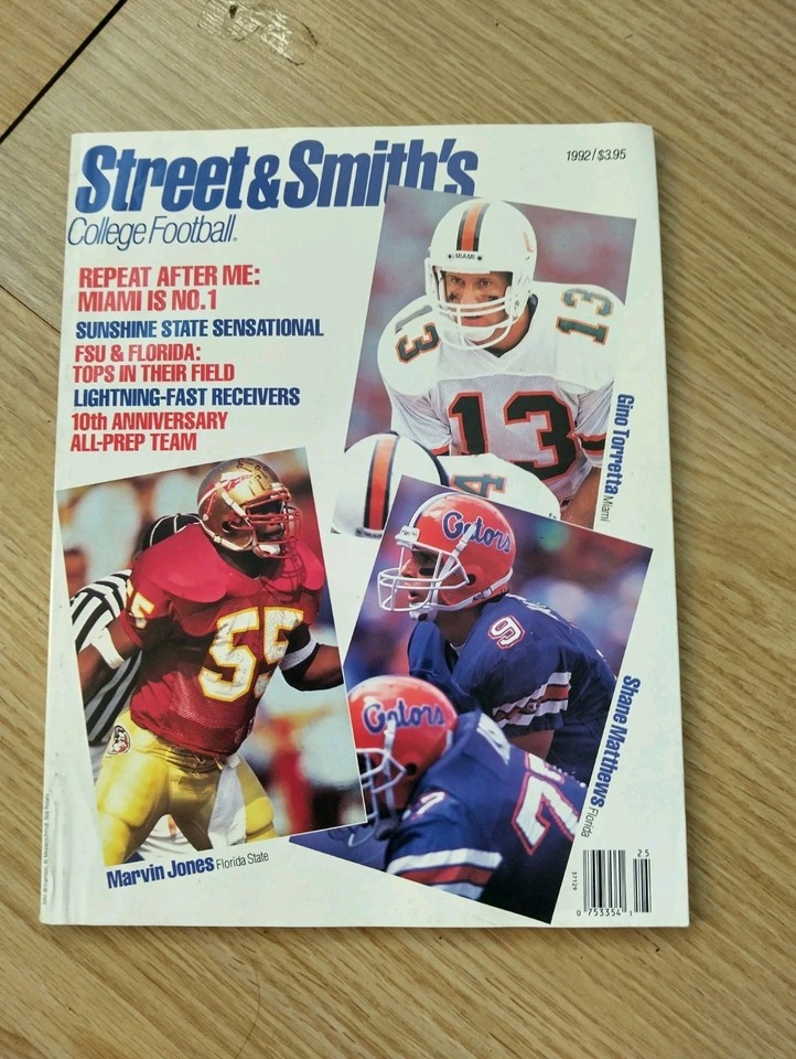 STREET AND SMITHS COLLEGE FOOTBALL YEARBOOK COLLECTION STEVE WORSTER ...
