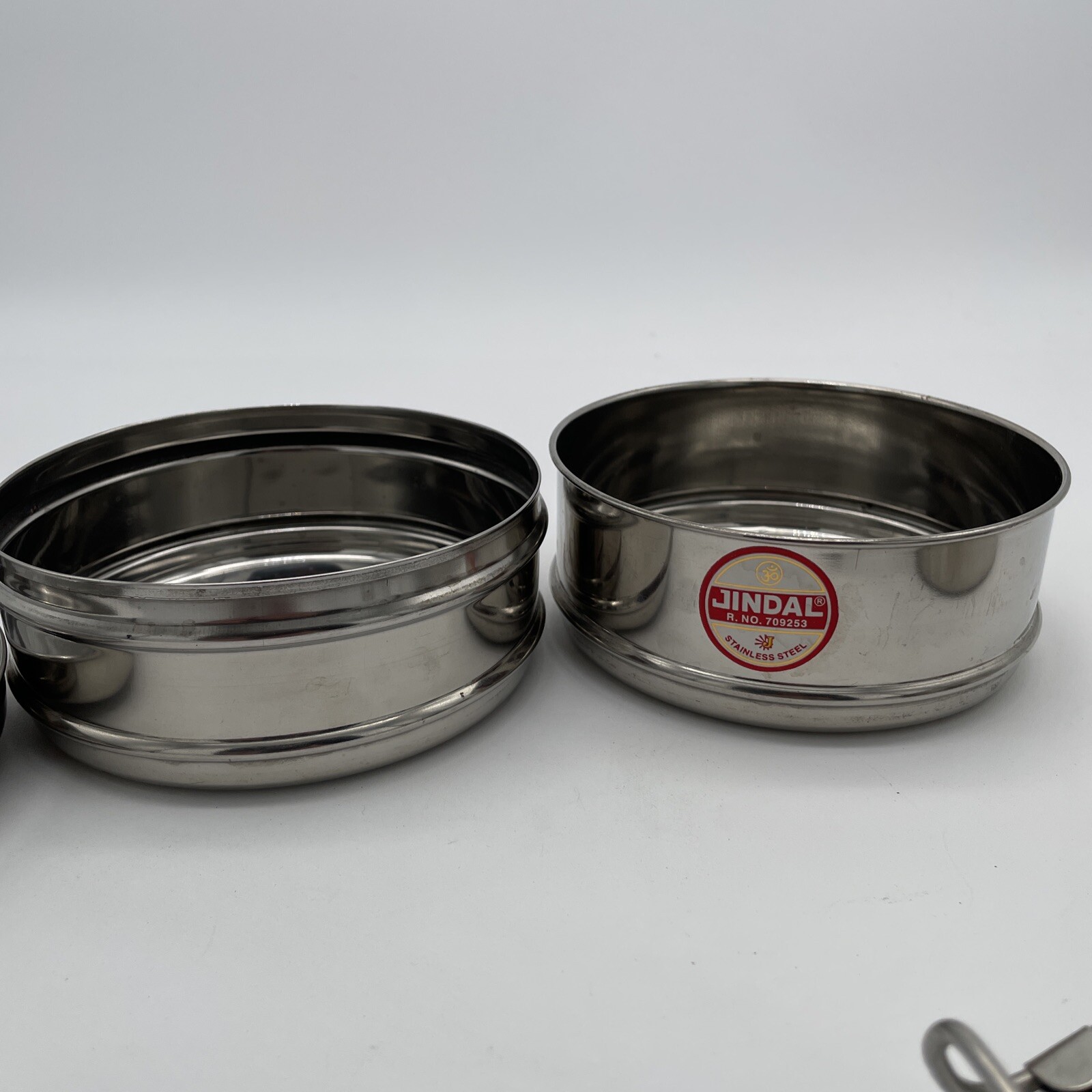 Stainless Steel Jindal Lunch Box 3 Tier Food Storage Container Tiffin ...