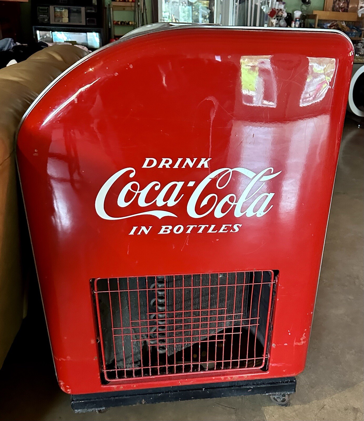 Vintage 1950s Victor Coca-Cola Cooler with 4 Stools | eBay