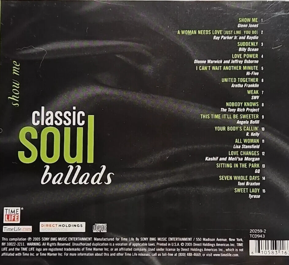 Very Nice Time Life BODY & SOUL 18 CDs Set Rhythm And Blues + R & B ...