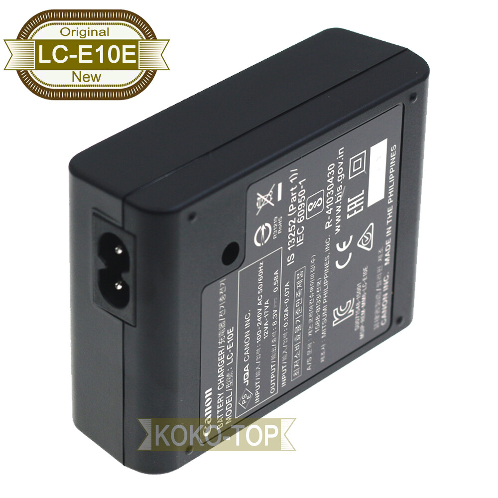 Genuine Canon LC-E10E Charger For EOS 1100D 1200D 1300D 1500D 3000D ...