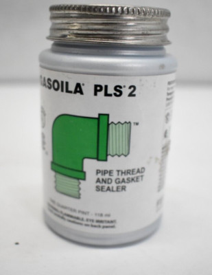 GASOILA PLS 2 Pipe Thread & Gasket Sealer 1 Quarter Pint 118mL (.25 ...