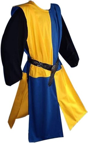 The Fantasy Dress Medieval Knight Tunic Renaissance Surcoat King Tabard ...