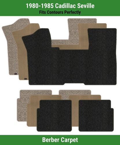 Lloyd Berber Front & Rear Row Carpet Mats for 1980-1985 Cadillac ...