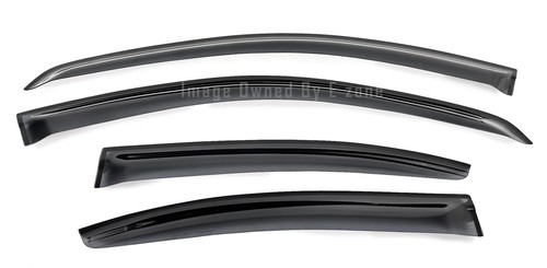 4 pc Window Visor Sun Vent Rain Wind Guard Fit 03-09 Mercedes E-Class ...