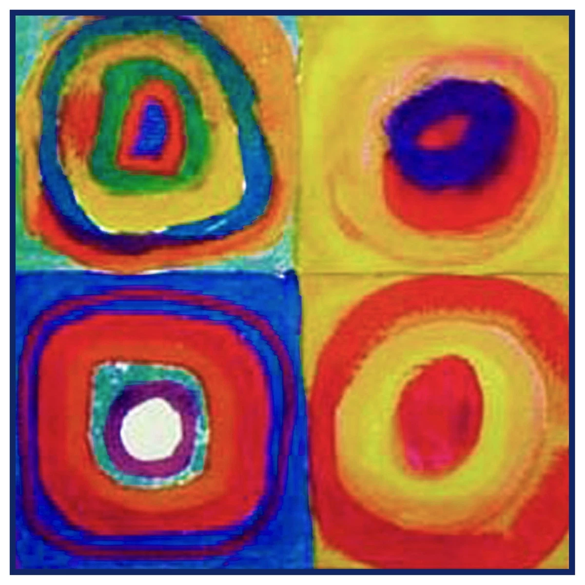 Kandinsky Study Of Concentric Circles
