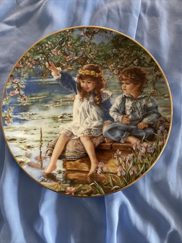 RECO Patience 1991 Plate Bradford Exchange 1st in Hearts and Flowers ...
