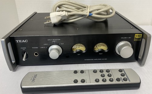 TEAC AX-501 Stereo Integrated Amplifier w/remote/Power Cable Tested for ...