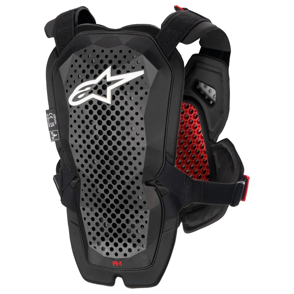 2026 ALPINESTARS A1 PRO CHEST PROTECTOR BLACK RED ADULT ARMOUR NEW MX ...