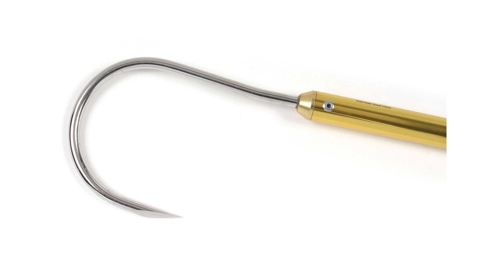 Sea StrikerGold Anodized Aluminum Gaff 2" Stainless Hook 3' 4" Hook, 6 ...