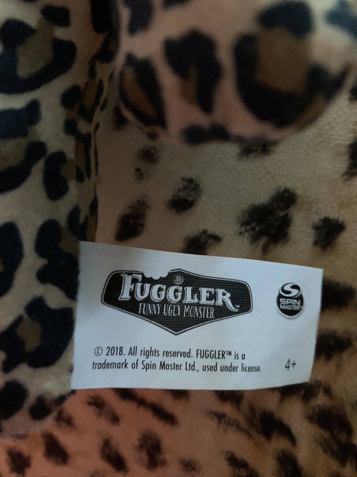 Fuggler Leopard Print Funny Ugly Monster Plush Toy Collectable Brand ...