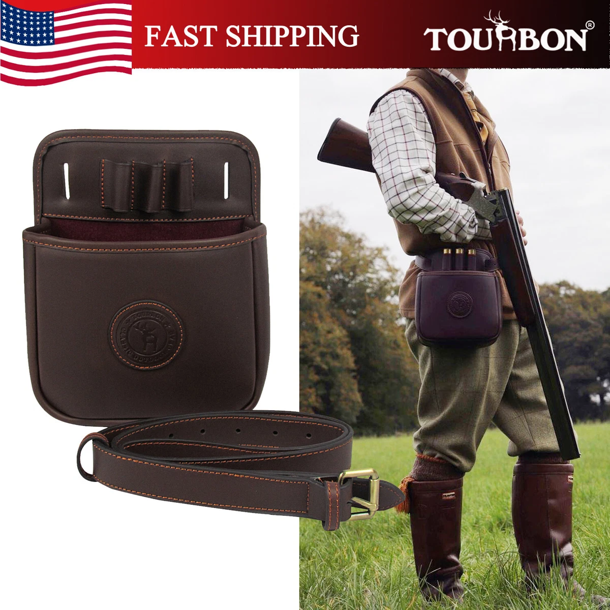 Leather Trap Shooting Bags
