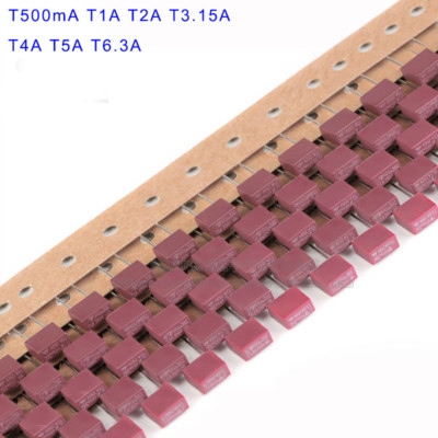 250V T500mA T1A T2A T3.15A T4A T5A T6.3A 392 Series Square Fuse Slow ...