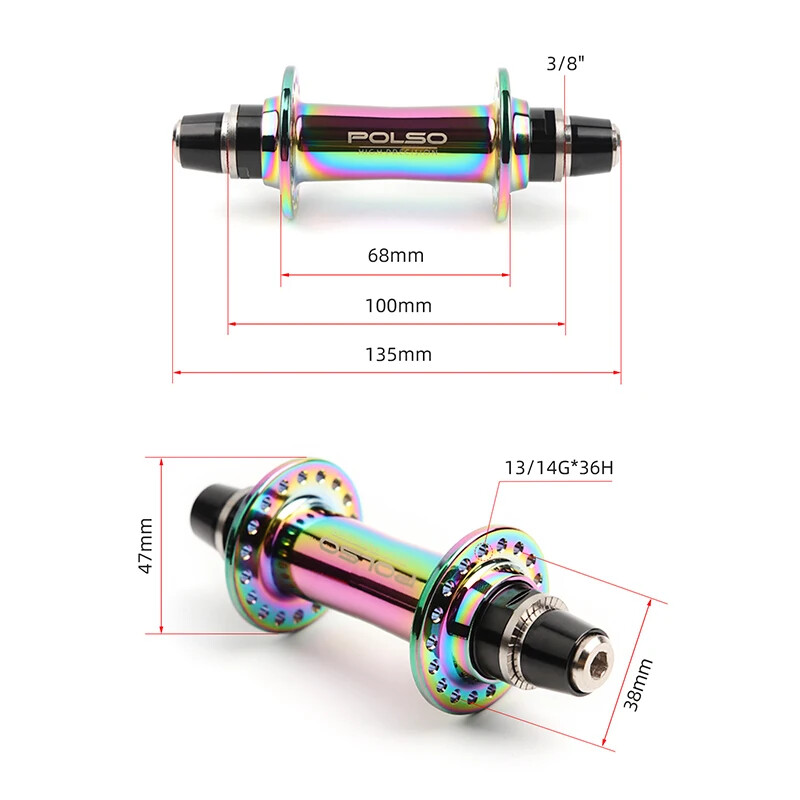 BMX Racing Hub 36 Holes Disc Brake 6 Pawls 120 Clicks Sealed Bearings ...