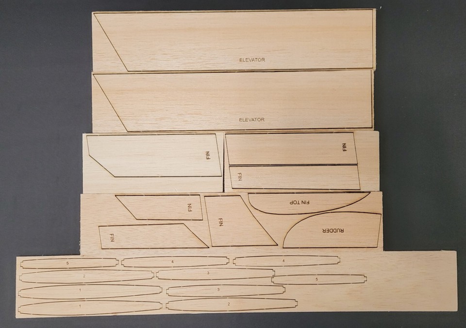 Big Dirty Birdy 78in WS R/C Airplane Laser Cut Balsa Ply Short Kit With ...