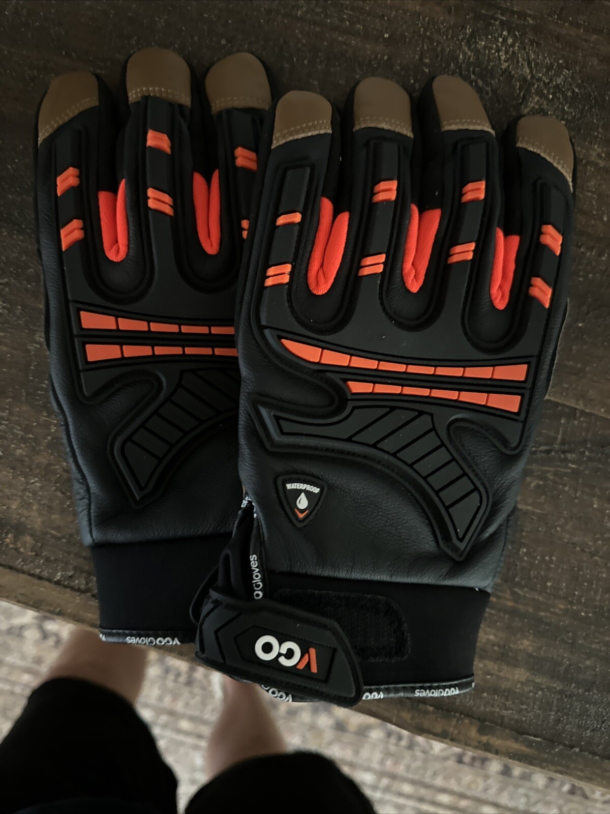 Vgo 1Pair Heavy Duty Mechanic Glove (GA8954FW-ORA) | eBay