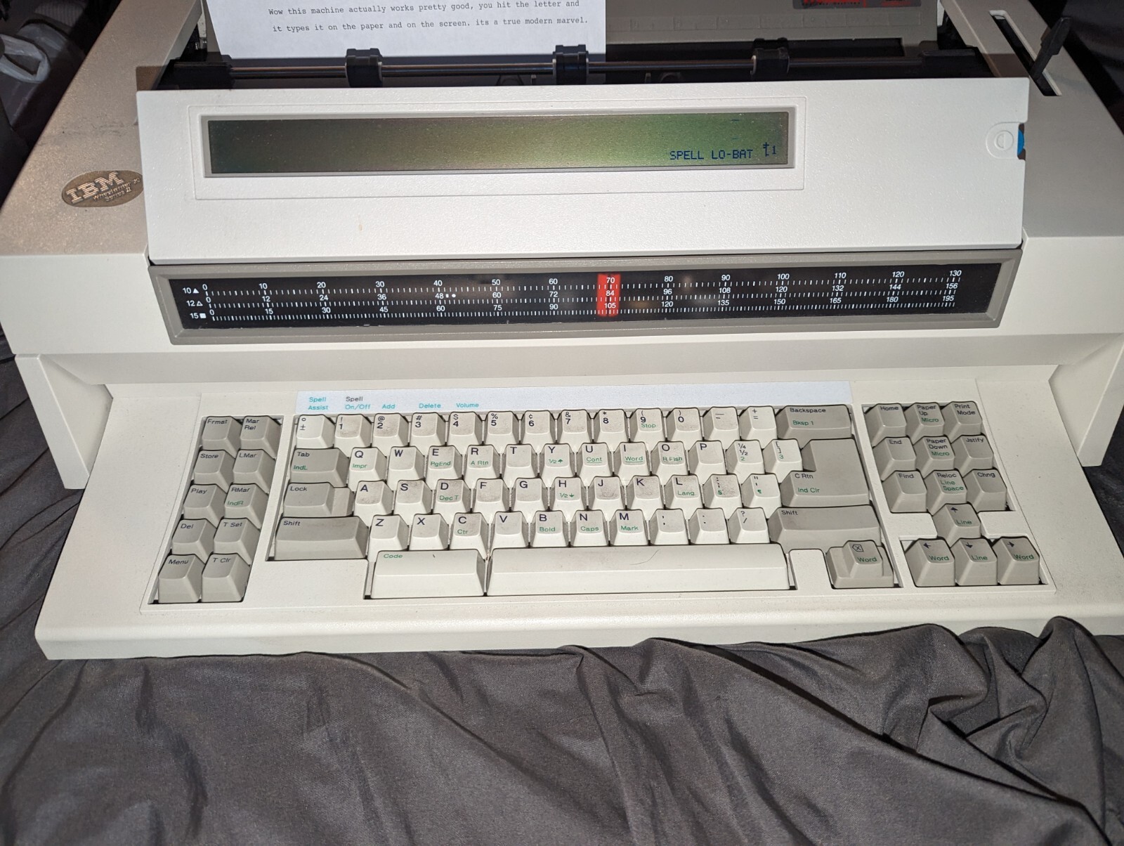 Vintage IBM Typewriter 6787 Wheelwriter 30 Series II | eBay