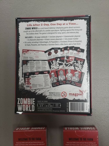 Zombie World Card game Bundle Kit Kickstarter game | eBay