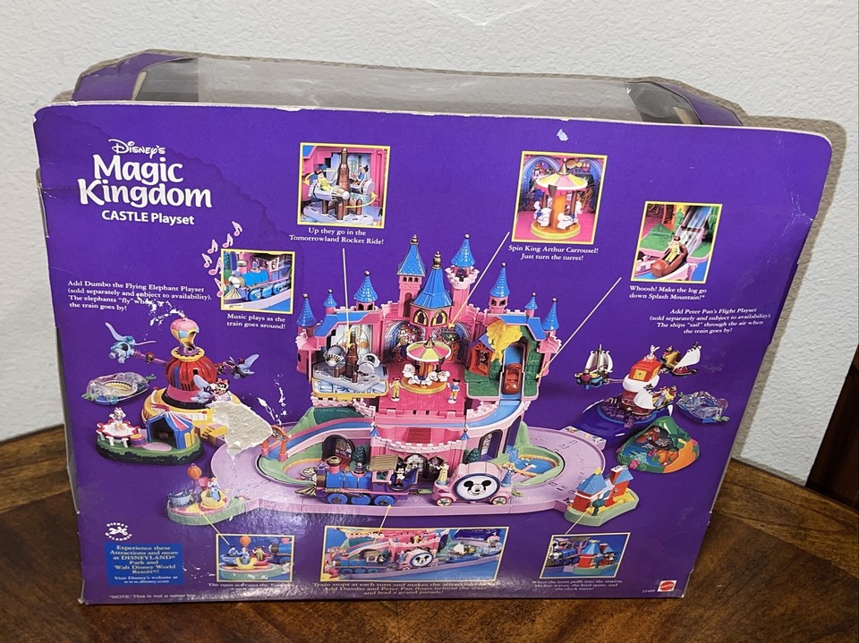 NEW 2000 MATTEL DISNEY'S MAGIC KINGDOM CASTLE MAGICAL MINIATURES ...