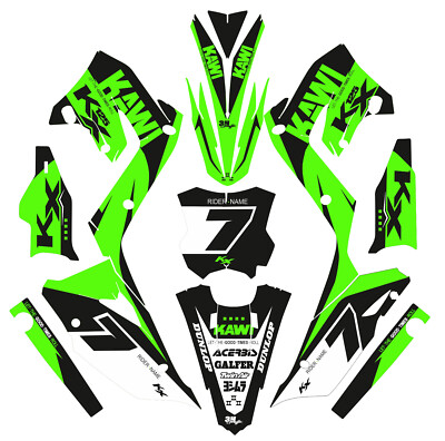 Graphic Kit for 2003-2008 Kawasaki KX125 KX 125 Polisport Restyle ...