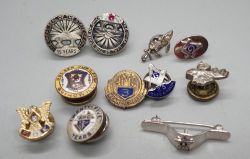 Vintage Sterling Knights Of Columbus, Eastern Star Fraternal ...