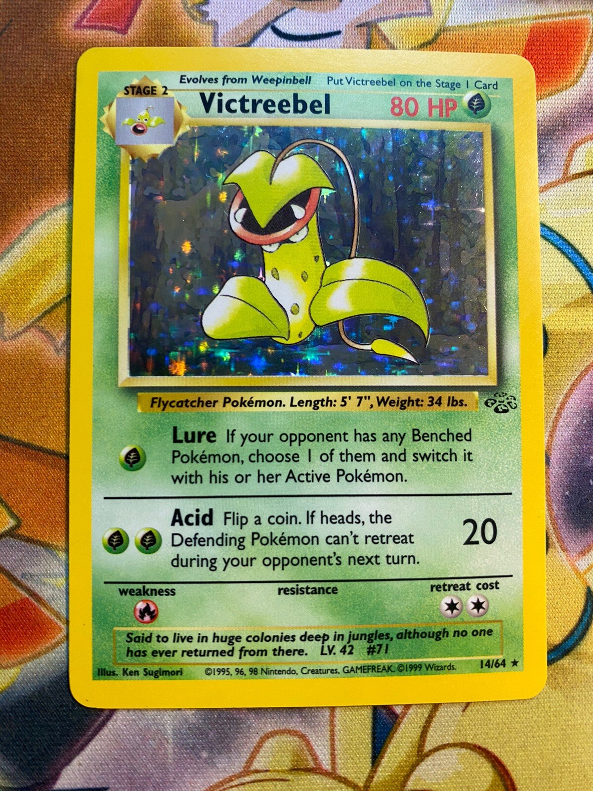 Victreebel 14/64 Jungle Holo Rare Pokémon Card NM / LP | eBay