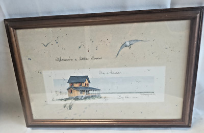 D. Morgan Art Print 'Heavens A Little Closer in a House by the Sea ...