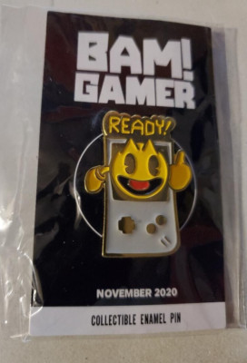 MIP- BAM! Gamer Pac Man Gameboy Collectible Enamel Pin/Limited Release ...