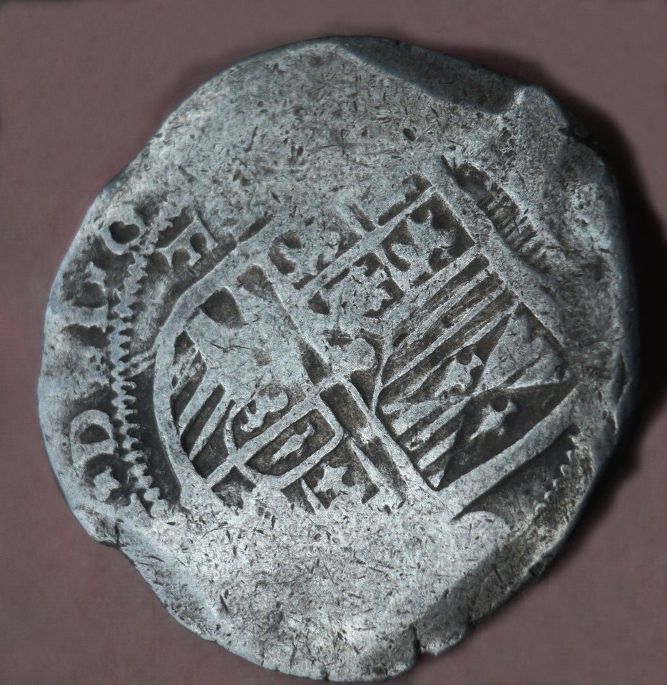 Pirate Cob & Spanish colonial coin * Philip III Silver 8 Reales Mexico ...