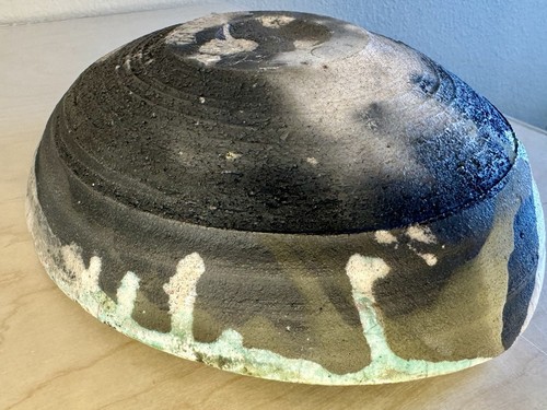 PAUL SOLDNER Original Stoneware Ceramic Raku Pottery Centerpiece Bowl ...