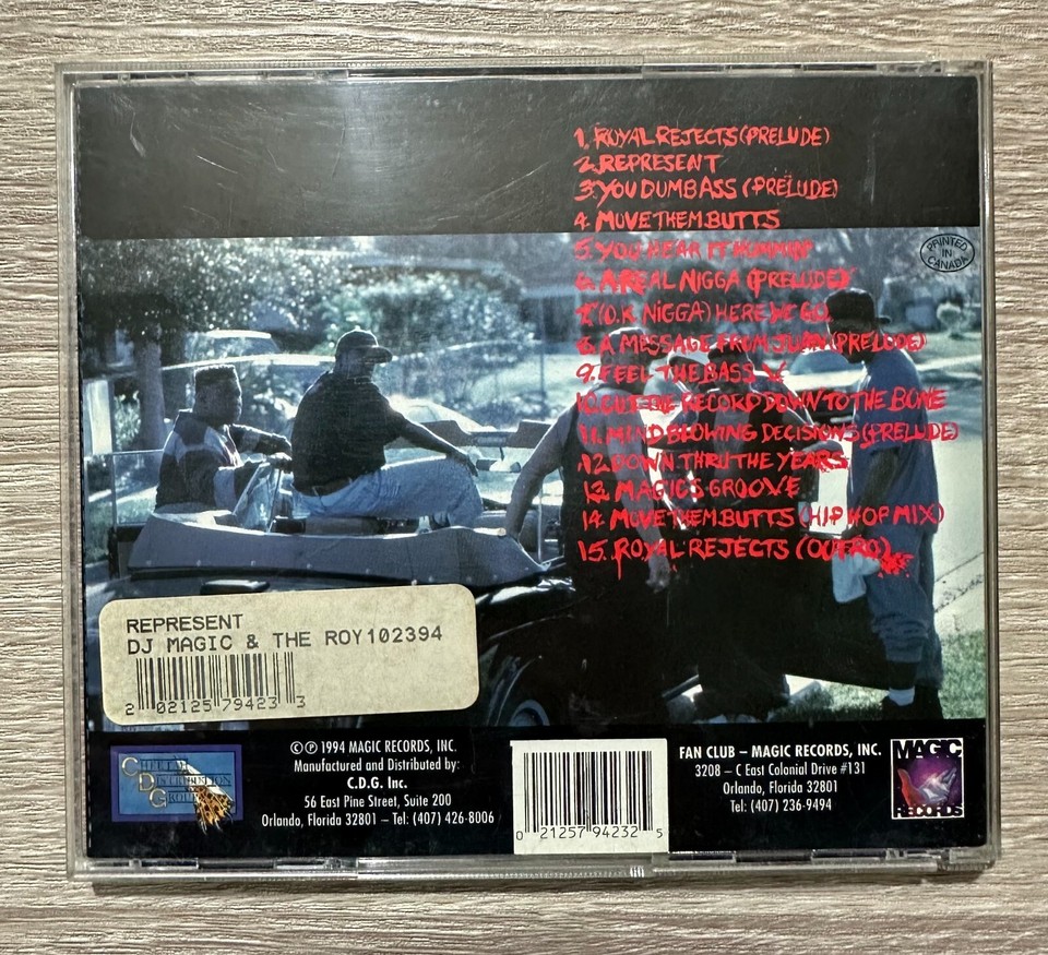 DJ Magic Mike and The Royal Posse Represent Rap/Hip Hop Disc CD 1994 | eBay