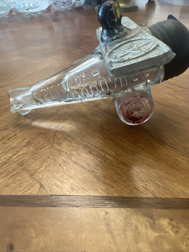 Spirit Of Goodwill Glass Candy Plane Metal Accents Lindbergh | eBay
