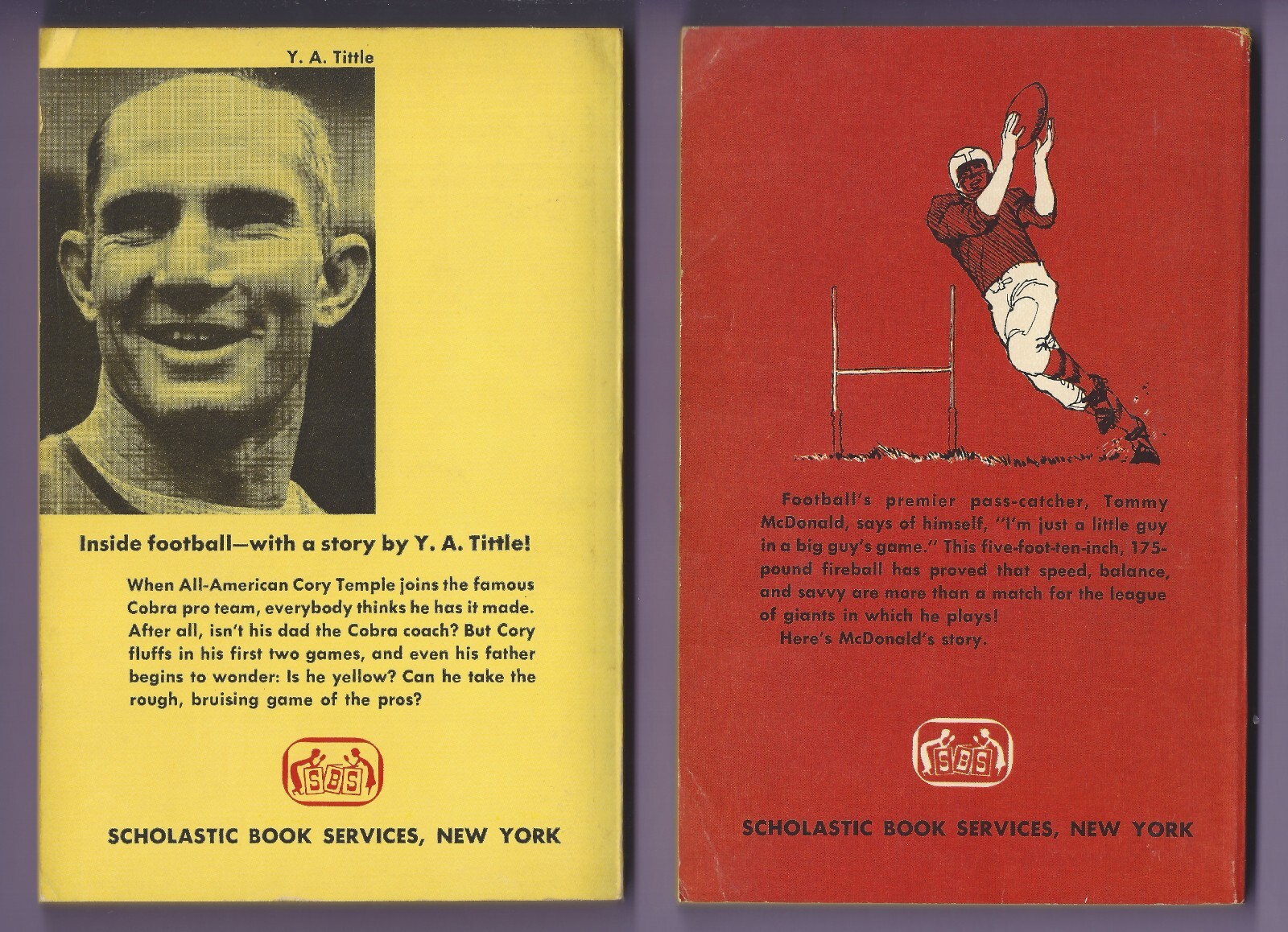 Football Paperbacks/Pamphlets, 1962-1965, Lot of 8, please see ...