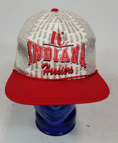 Vintage 80s 90s IU Indiana Hoosiers University Basketball Snapback Hat ...