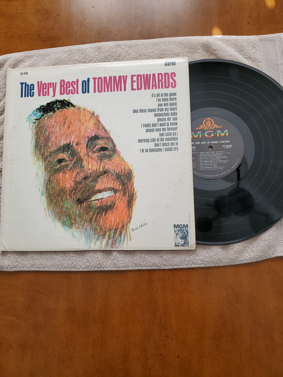 TOMMY EDWARDS -THE VERY BEST OF TOMMY EDWARDS - RARE MGM STEREO LP! | eBay