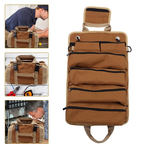 Roll Up Tool Bag Portable Car Pouch Small Tool Organizer Utility Tools ...