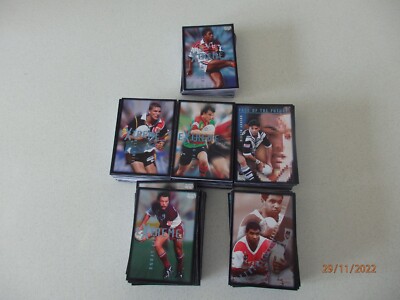 Winfield Cup Tribute - Dynamic Impact 1995 NRL Cards - Approx 300 cards ...