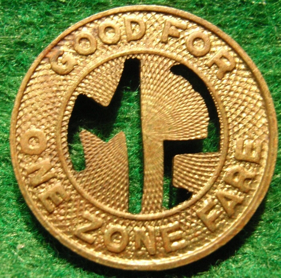Santa Monica, California Los Angeles County MUNICIPAL BUS TRANSIT token ...