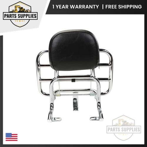 Prima Rear Rack Chrome with Backrest fits Genuine Buddy Kick 125 ...