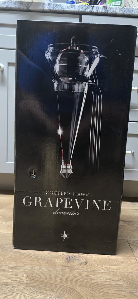 Brand New Cooper's Hawk Grapevine Decanter and Ball Aerator – in Box! 🍷 ...