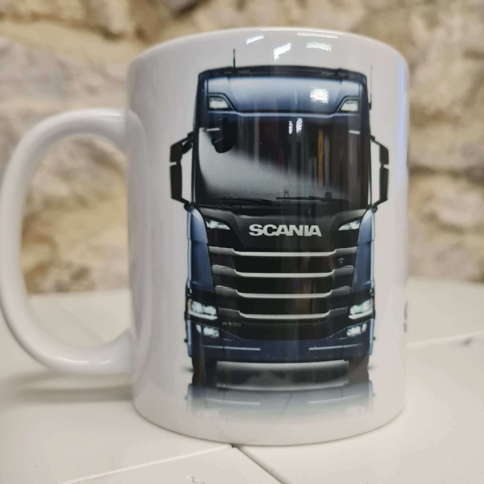 Scania R Series lorry Cup truck perfect Mug gift truck wagon driver ...