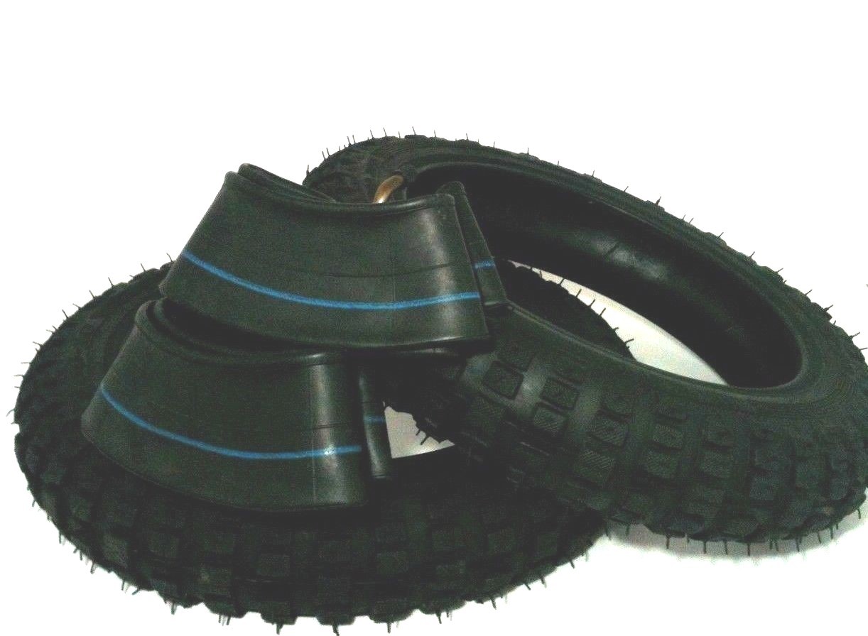 2) HD TIRES 2) TUBES 2.50-10 2.50X10 CURVED FOR YAMAHA PW50 PW-50 PW 10 ...