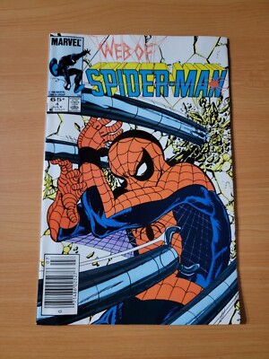 Ragnatela Di Spider-Man #4 Newsstand Variante ~ Quasi Perfetto NM ~1985 ...