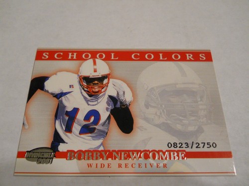 BOBBY NEWCOMBE 0823/2750 SCHOOL COLORS INSERT ARIZONA CARDINALS 2001 ...