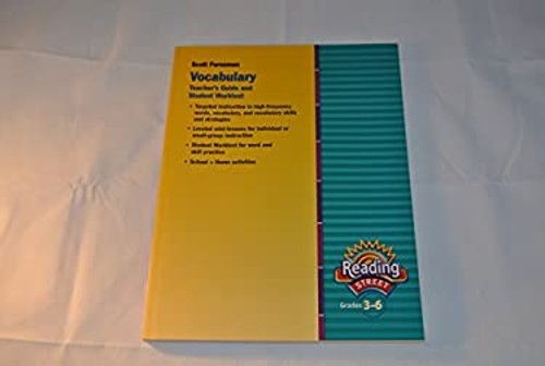 Scott Foresman Reading Street: Vocabulary Teacher's Guide and Stu ...