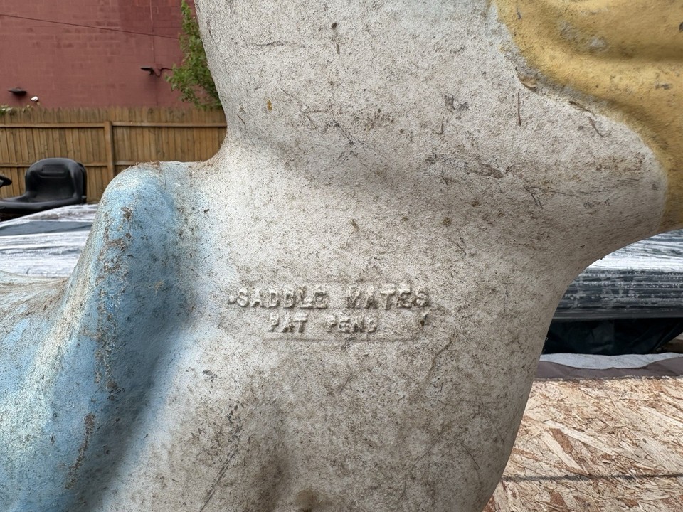 Vintage Playground Spring RideOn Saddle Mates Game Time Dolphin Patina ...