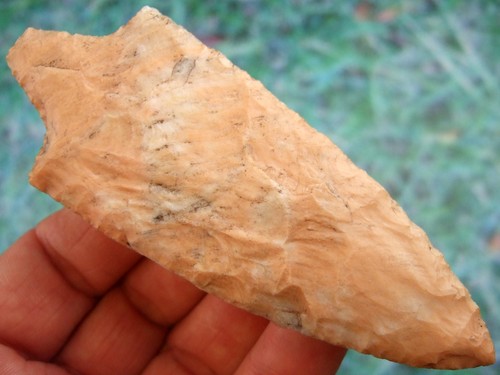 Super Fine 4 1/2 inch Museum Quality Florida Newnan Point with COA Arrowheads | eBay