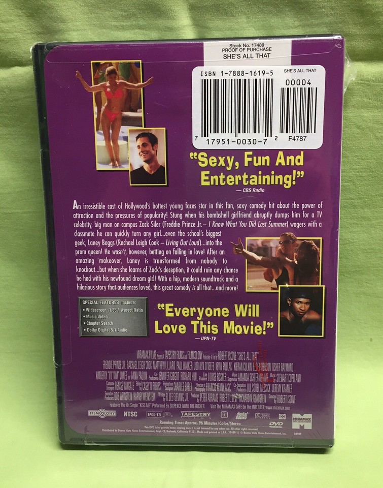 SHE'S ALL THAT - DVD - UNOPENED!! IN GREAT CONDITION! | eBay