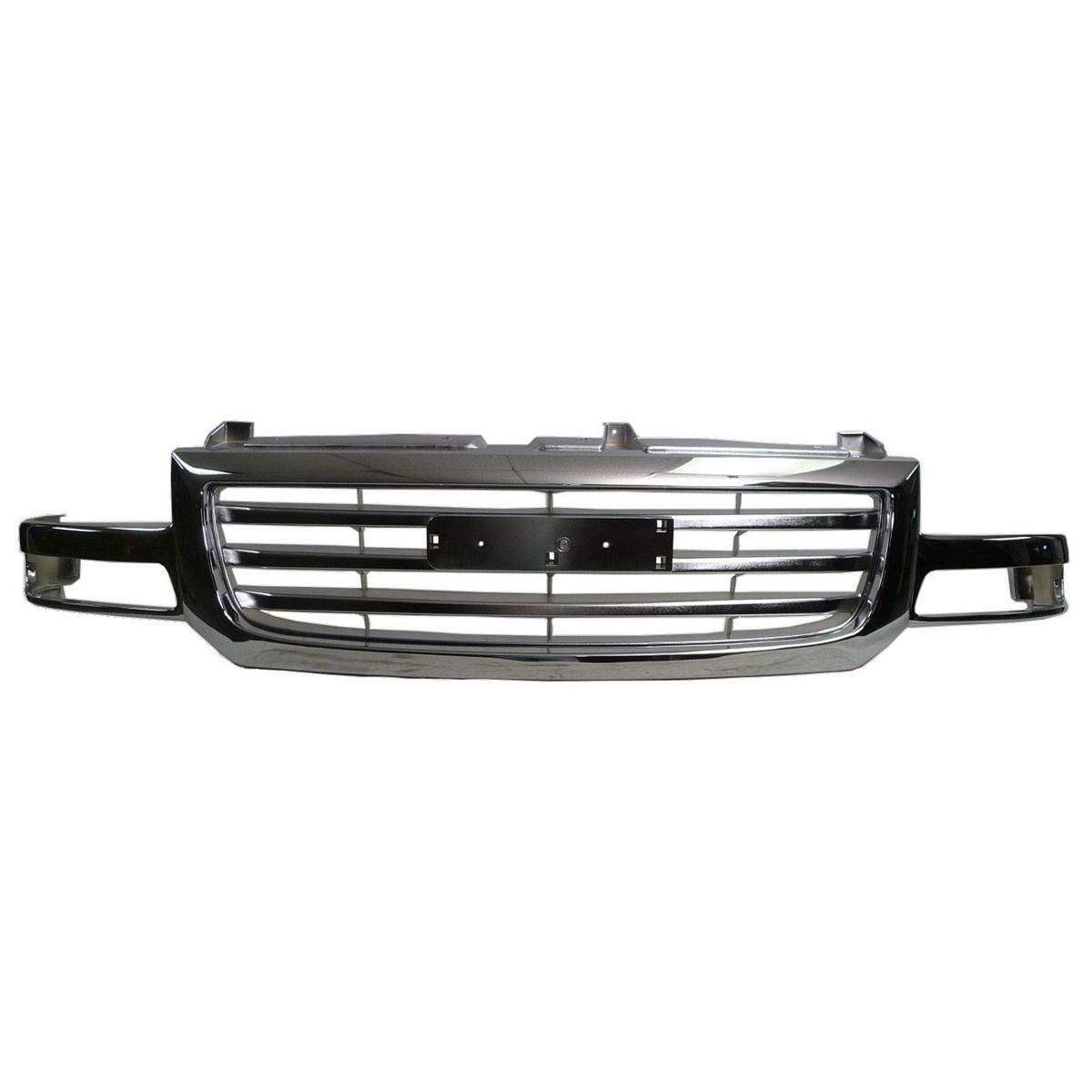 GMC SIERRA 2003-2007 GRILLE Chrome TYG#CV07133GA GM1200475 | eBay
