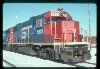 GTW 5831 GP-38-2 (GRAND TRUNK WESTERN) --- Original Slide T7-15 | eBay